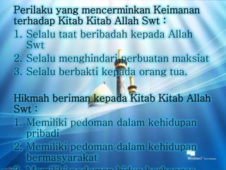 Iman Kepada Kitab Kitab Allah Swt | PPTX