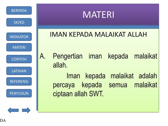 Iman kepada malaikat allah | PPTX