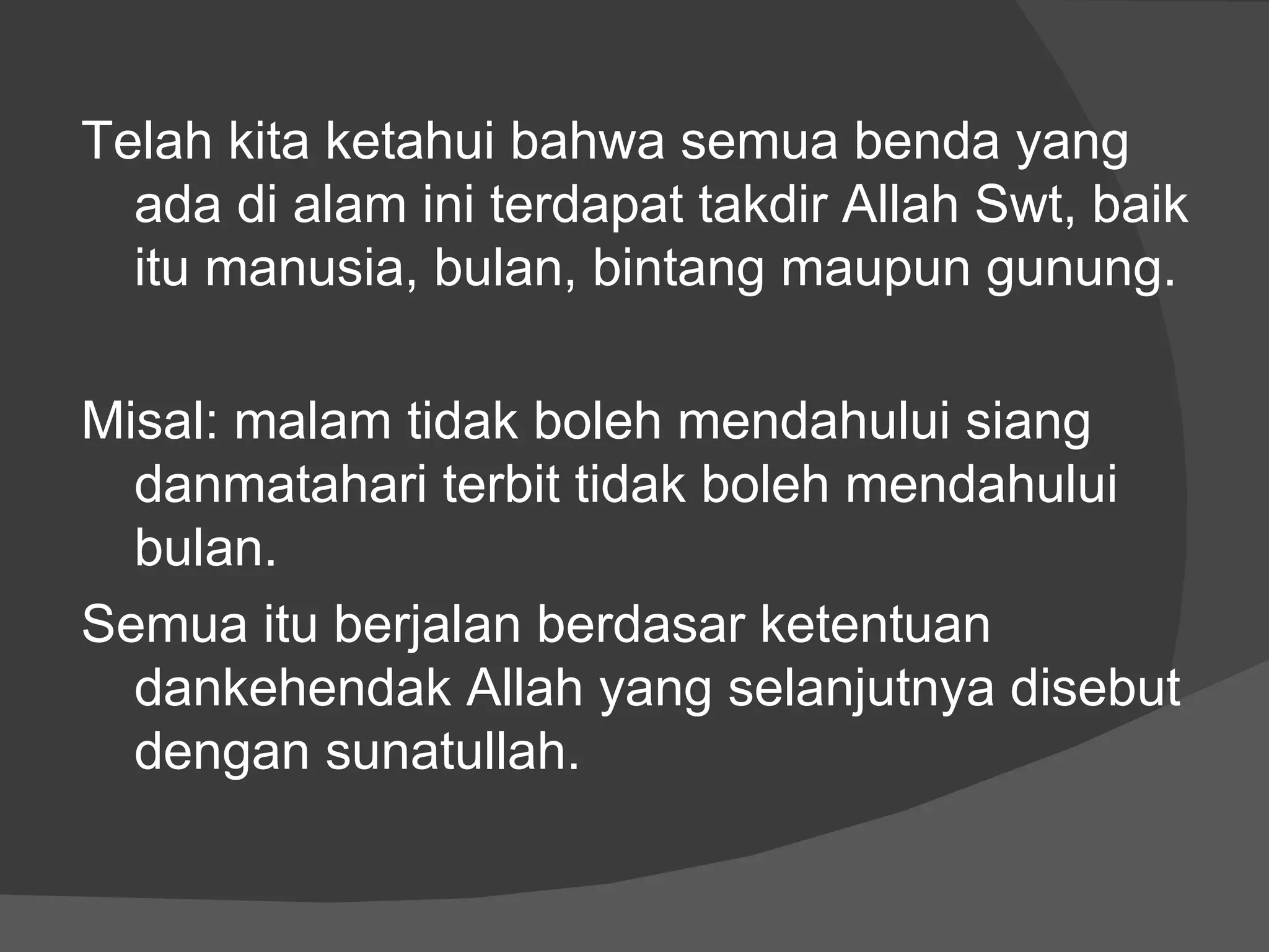 Iman kepada qadha dan qadar | PPT