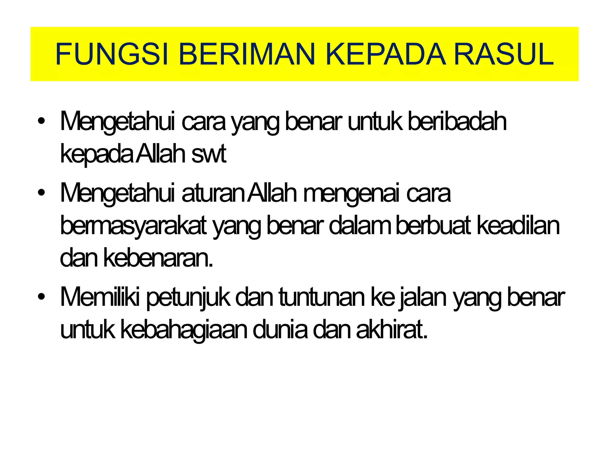 IMAN KEPADA RASUL-RASUL ALLAH SWT - Copy (2).pptx