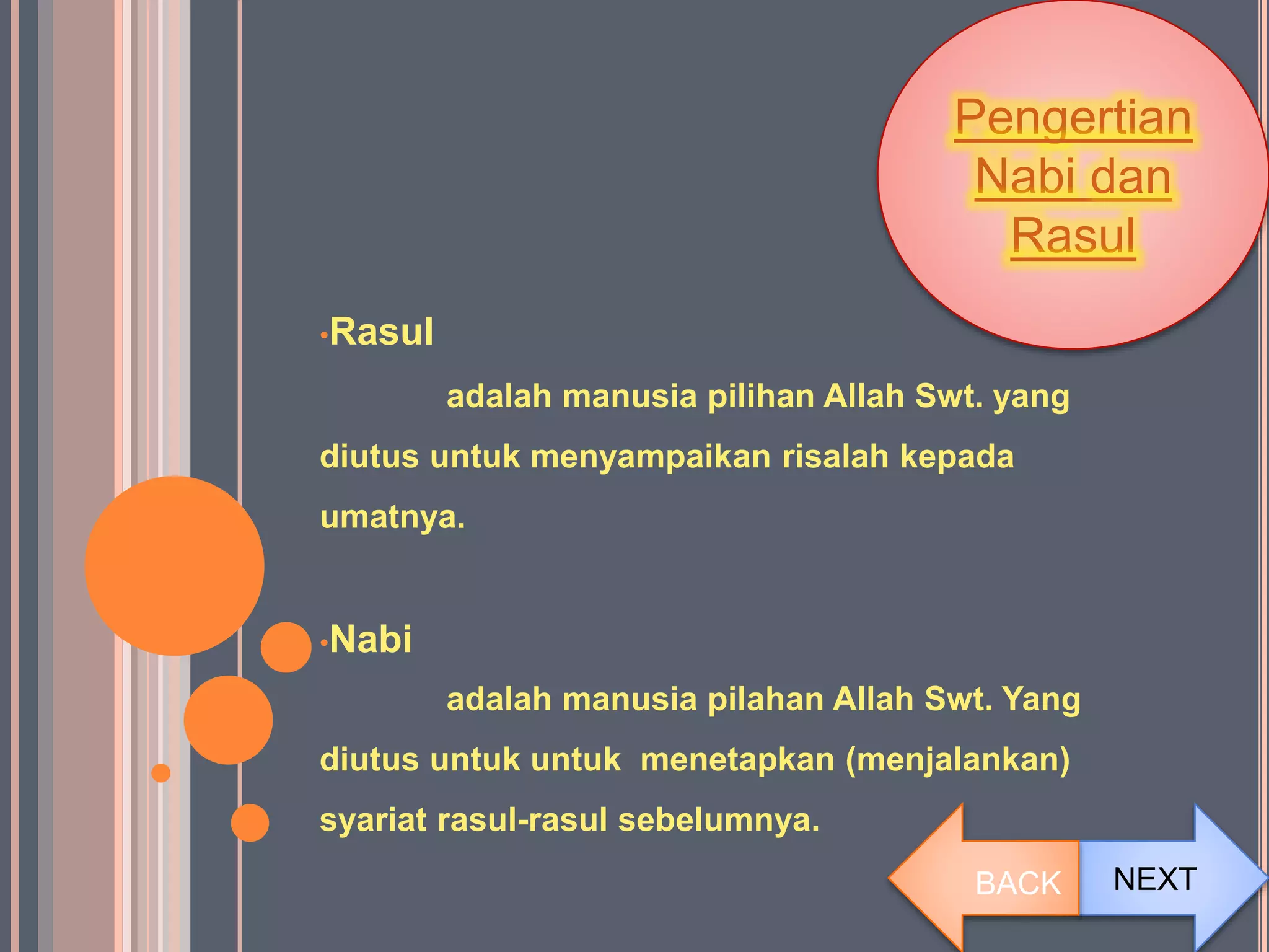 Iman kepada rasul allah | PPT