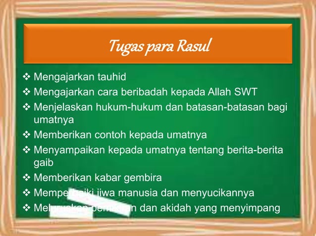 IMAN KEPADA RASUL ALLAH kelas 12 .pptx