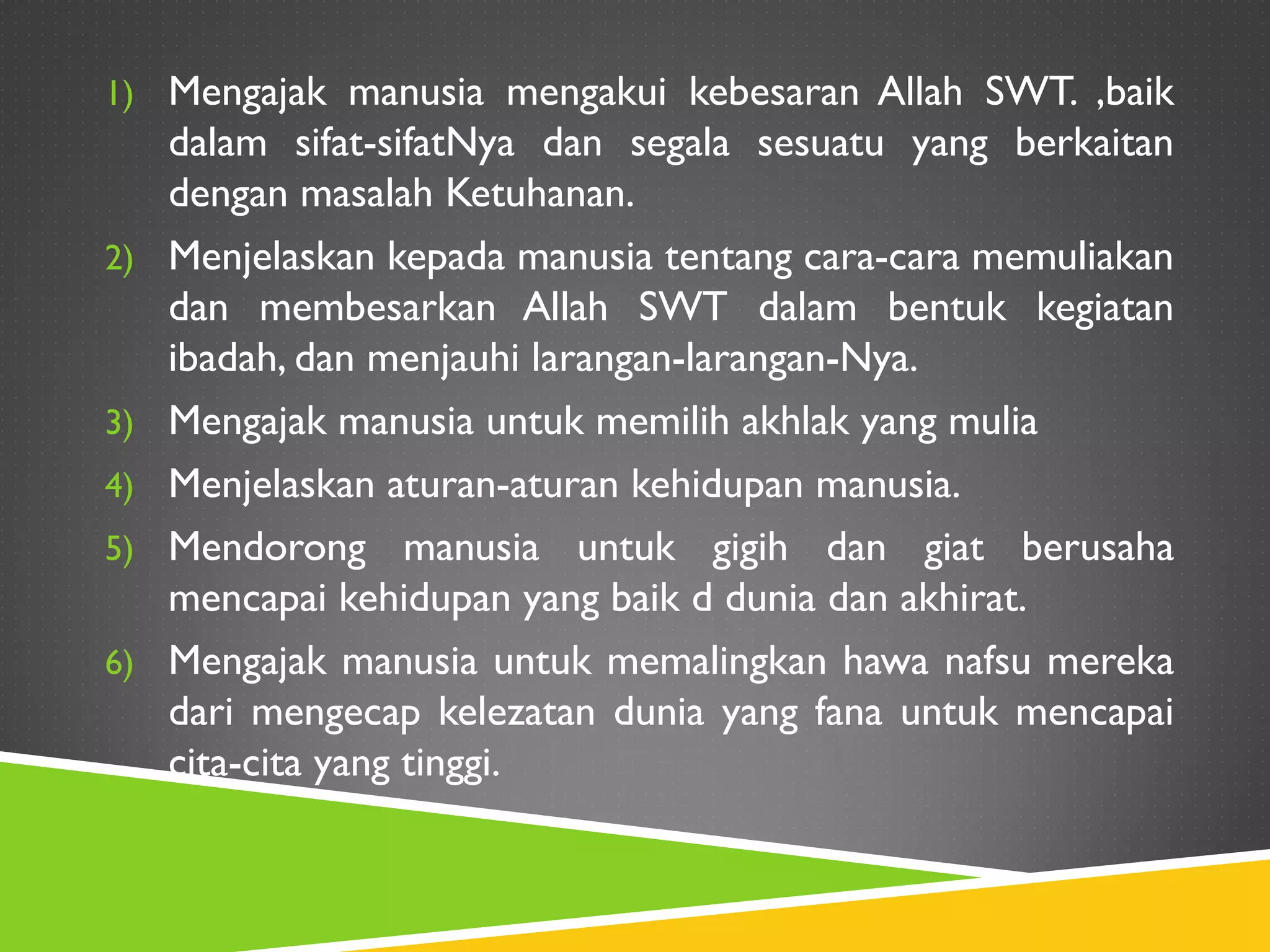 Iman kepada Nabi dan Rasul Allah SWT | PPT