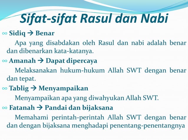 Iman kepada rasul allah swt | PPT