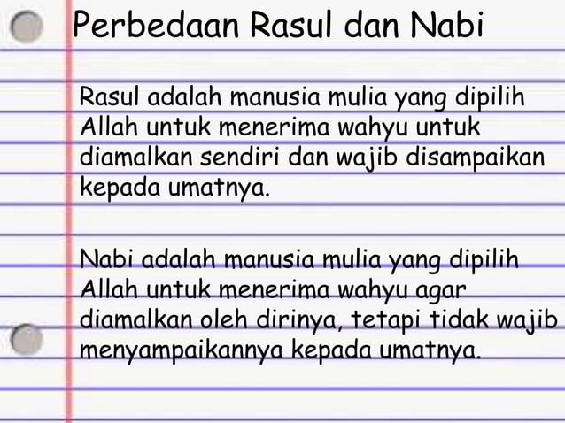 Iman kepada rasul (eli fitriani) | PPT