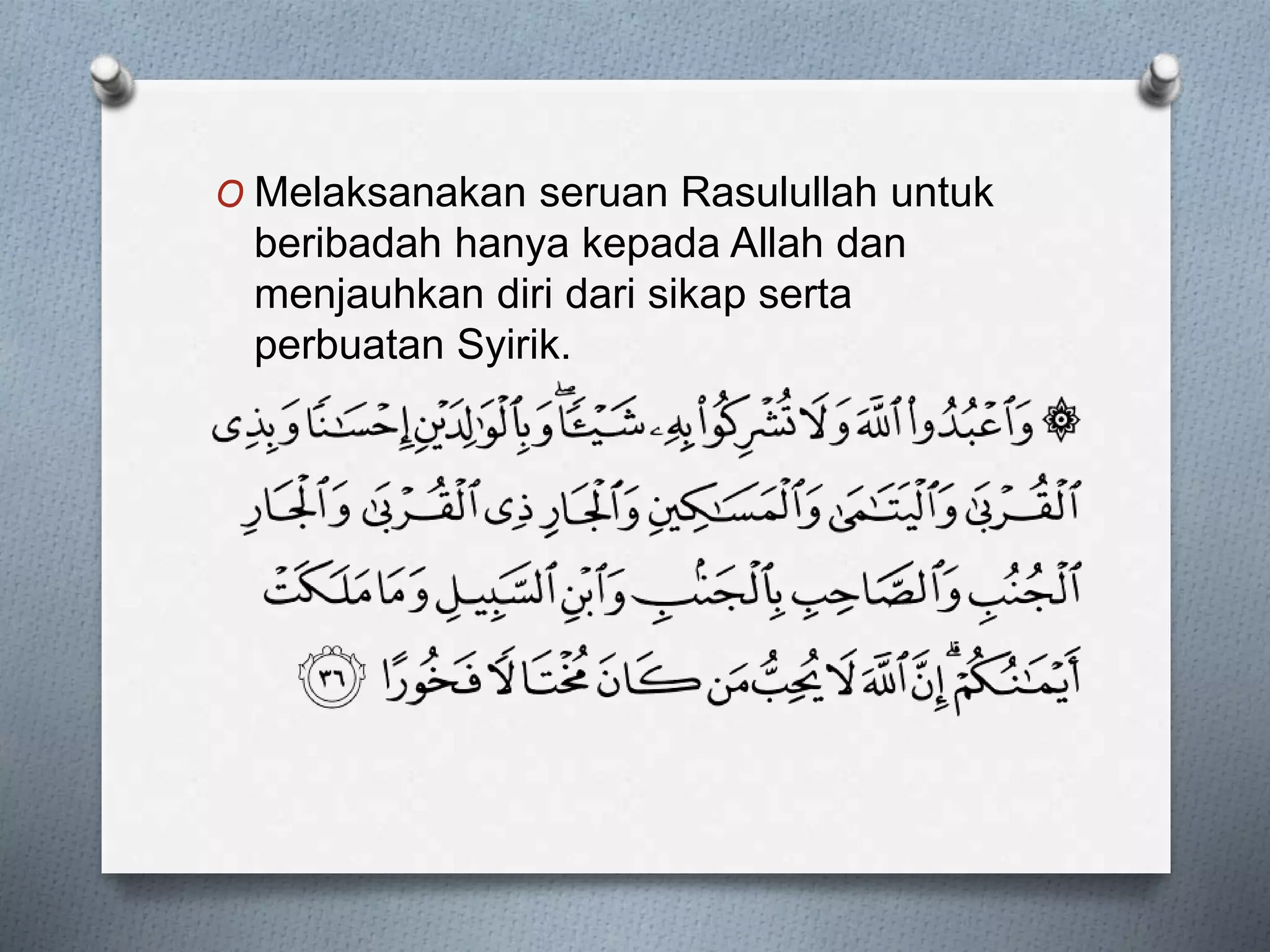 Iman kepada rasul rasul allah | PPT