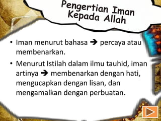 Iman Kepada Allah | PPTX