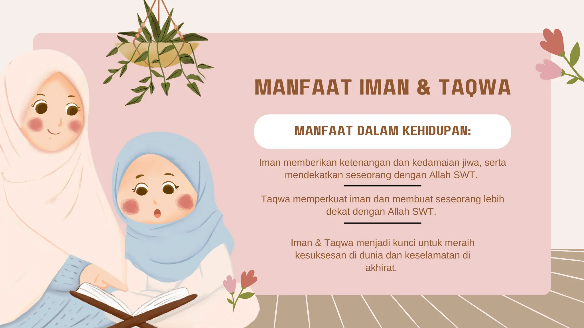 Presentasi Tentang Iman & Taqwa Kelas SD | PDF
