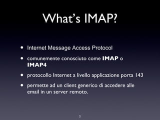 Imap | PPT