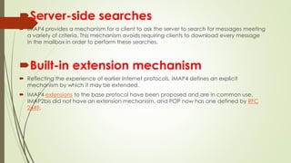 Imap(internet massege access protocaols) | PPTX