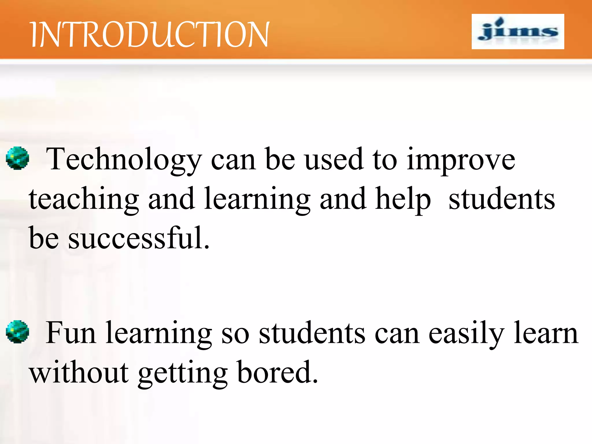 Technology impact on learning | PPTX