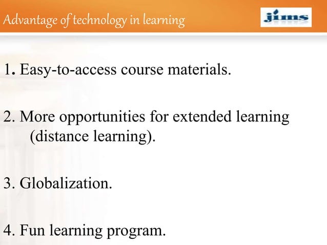 Technology impact on learning | PPT