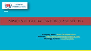 Imapcts of globalisation.pptx | Large Business | Business