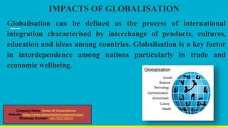 Imapcts of globalisation.pptx | Large Business | Business