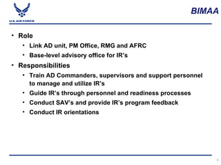 Ima program training(andrews) | PPT