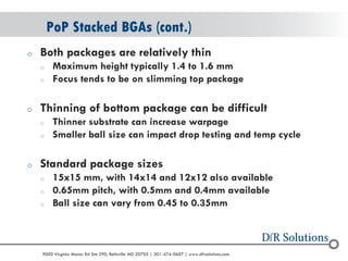 Quality and Reliability Challenges for Package‐on‐Package (PoP) | PDF