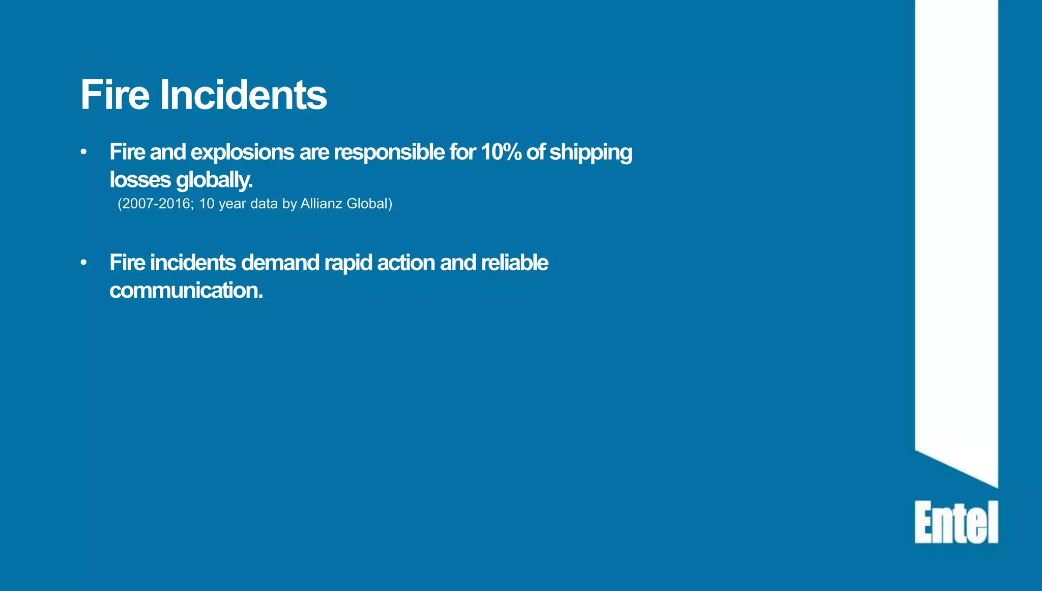 Entel's Communication Solution for Firefighters | PPTX | Technology & Computing