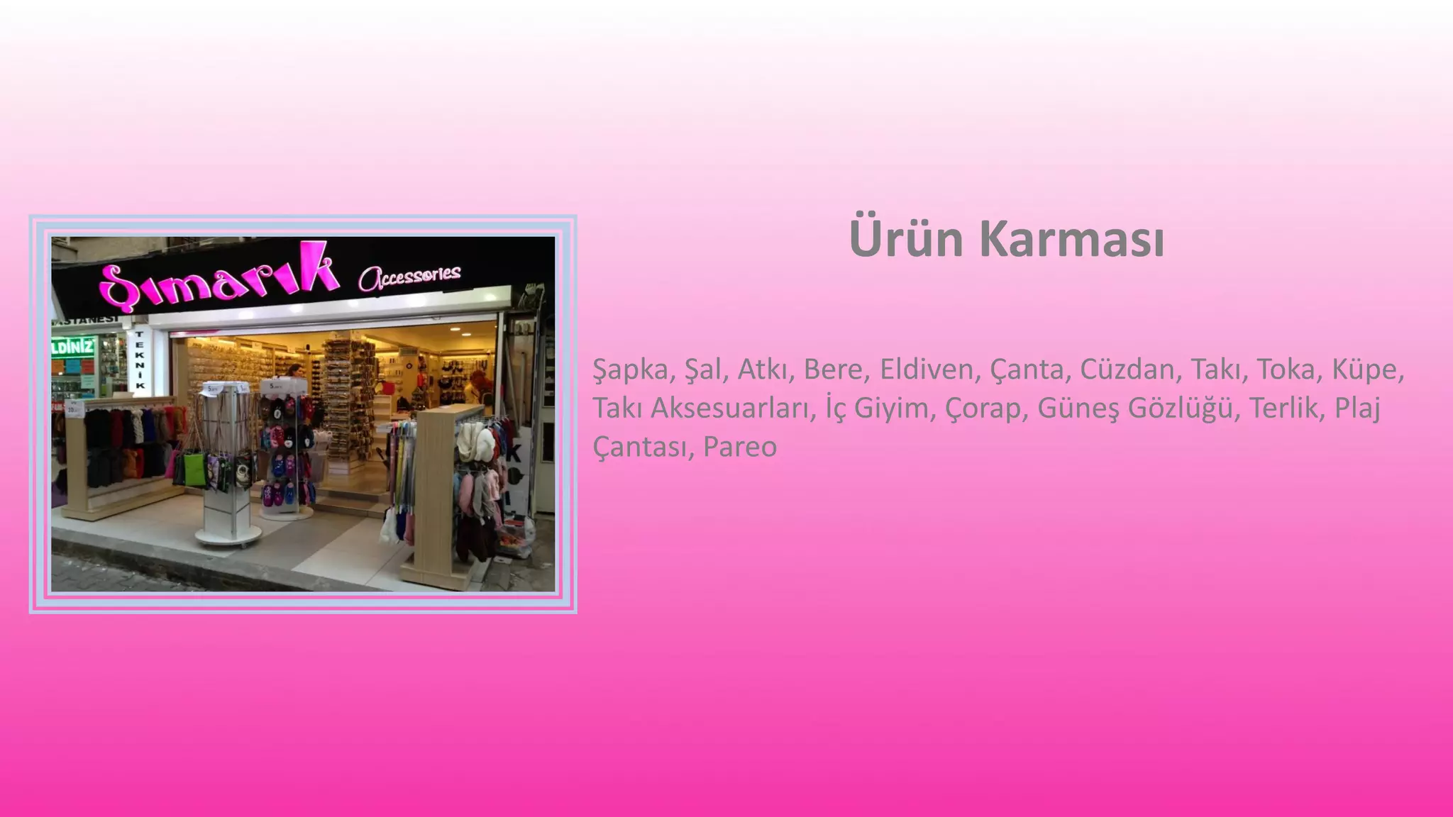 şımarık aksesuar sunum | PDF