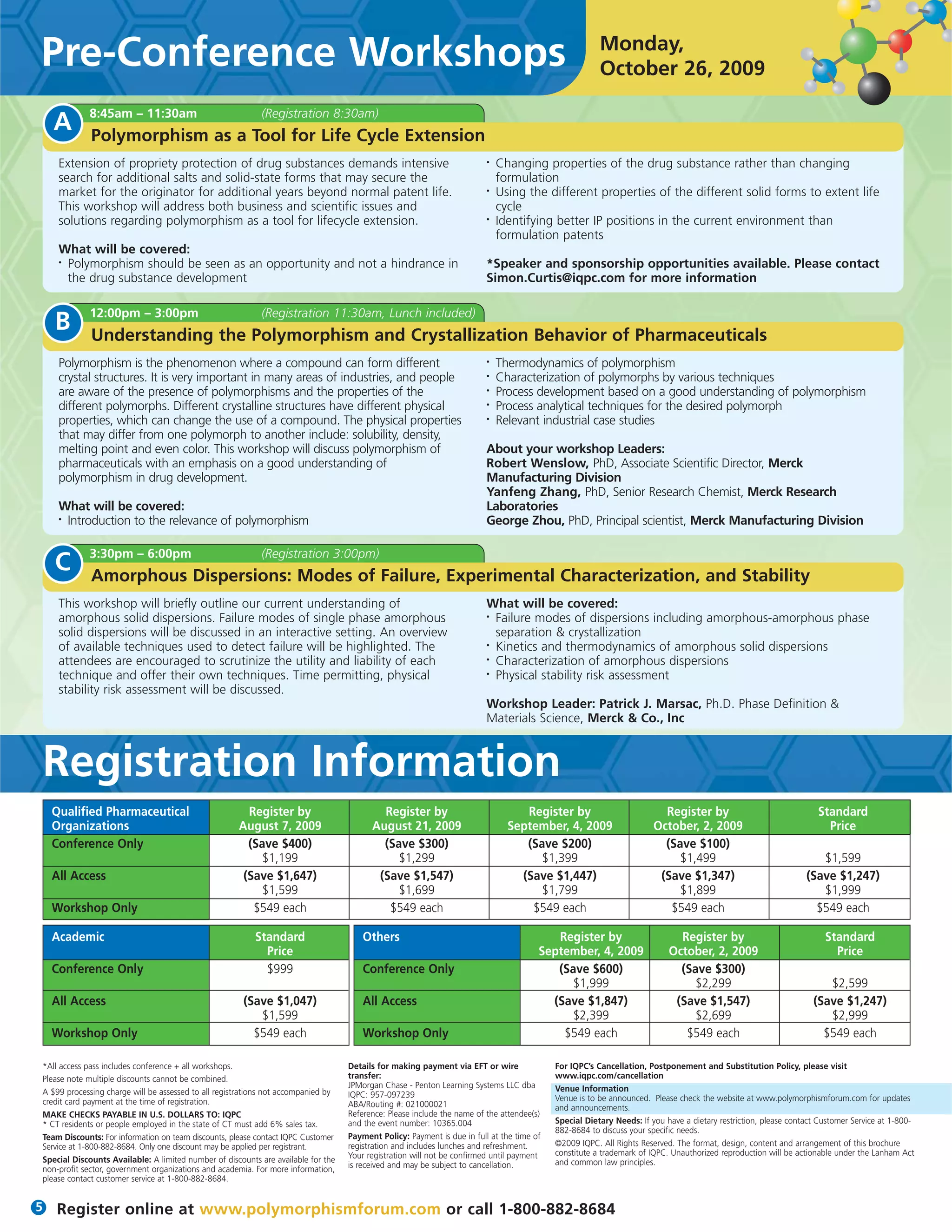 8th Polymorphism & Crystallization Scientific Forum | PDF
