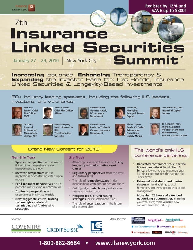 7th Insurance Linked Securities Summit | PDF
