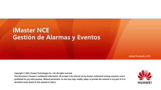 iMaster NCE Gestion de Alarmas y Eventos.pptx