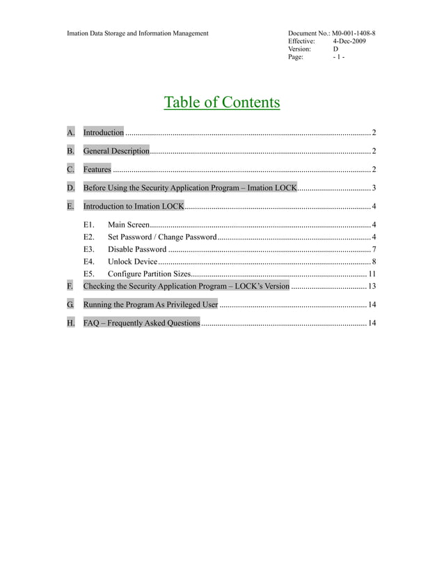 Imation loc kv20-d manual | PDF