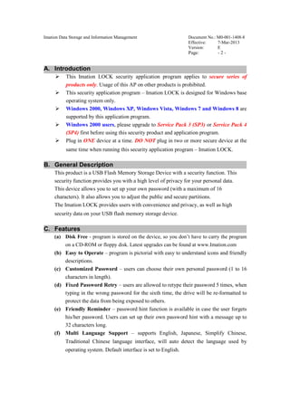 Imation loc kv20-e manual | PDF