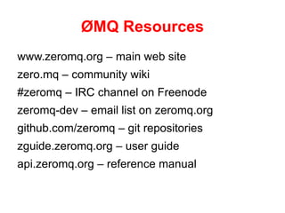 Overview of ZeroMQ | ODP
