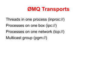 Overview of ZeroMQ | ODP