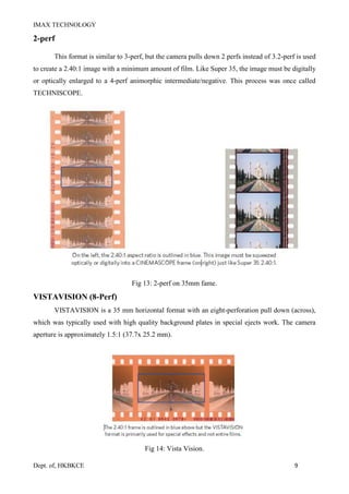 Imax technology (venkat) | PDF