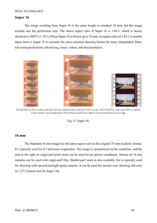 Imax technology (venkat) | PDF