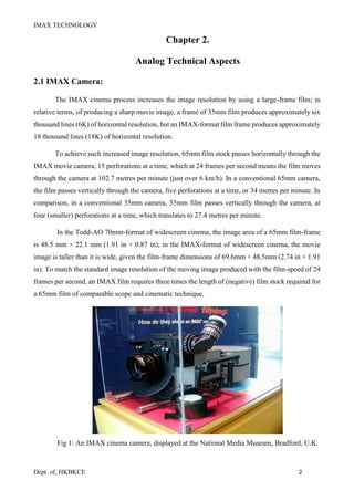 Imax technology (venkat) | PDF