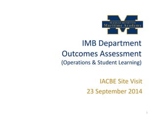 Massachusetts Maritime Academy International Maritime Business ...