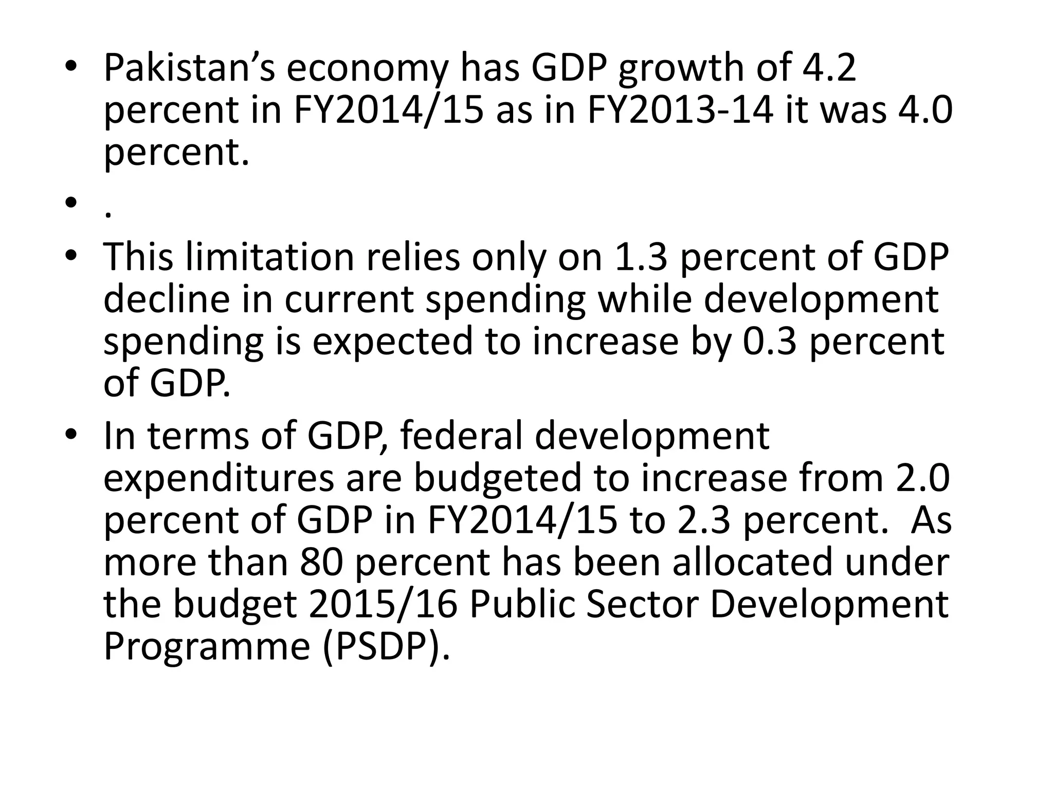 Imbalance between development and non development expenditure | PPTX