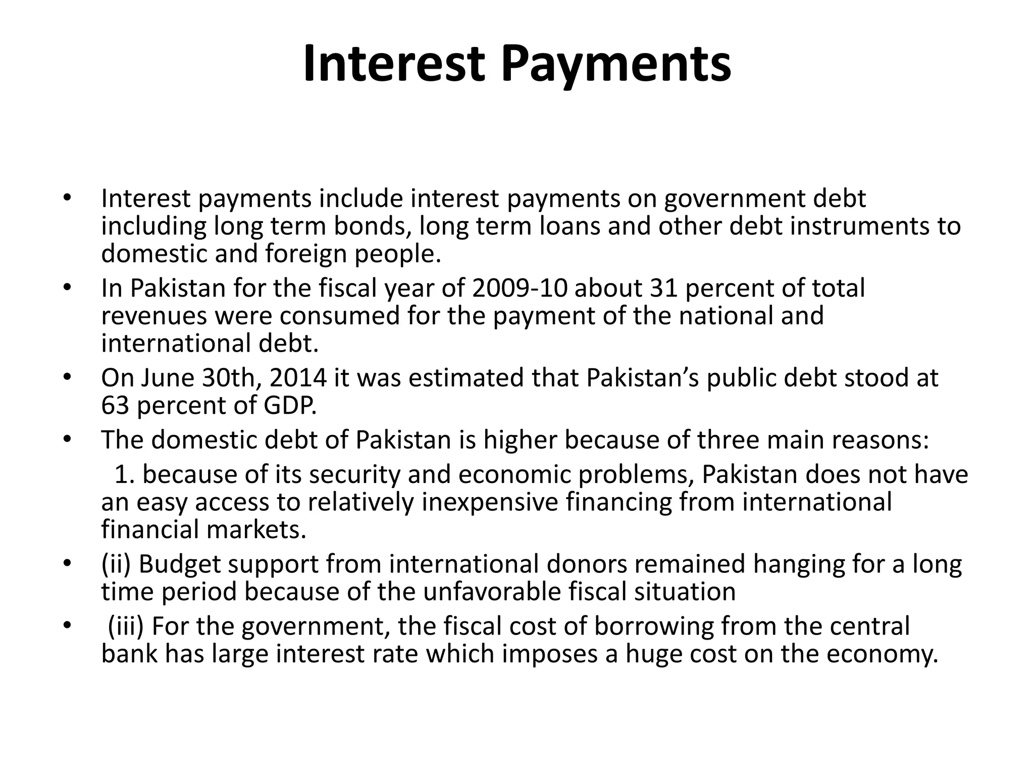 Imbalance between development and non development expenditure | PPTX