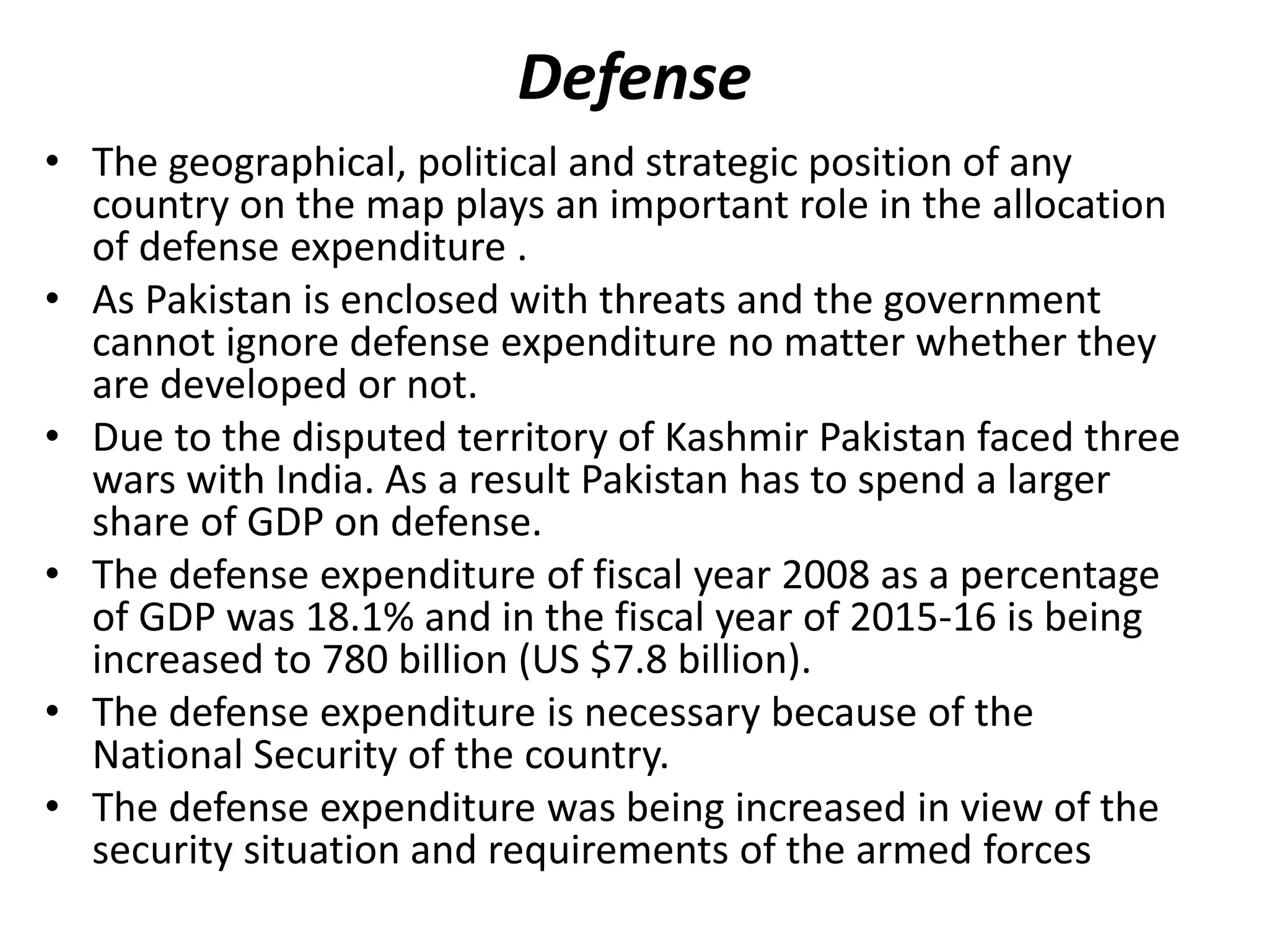 Imbalance between development and non development expenditure | PPTX