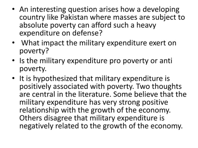 Imbalance between development and non development expenditure | PPTX
