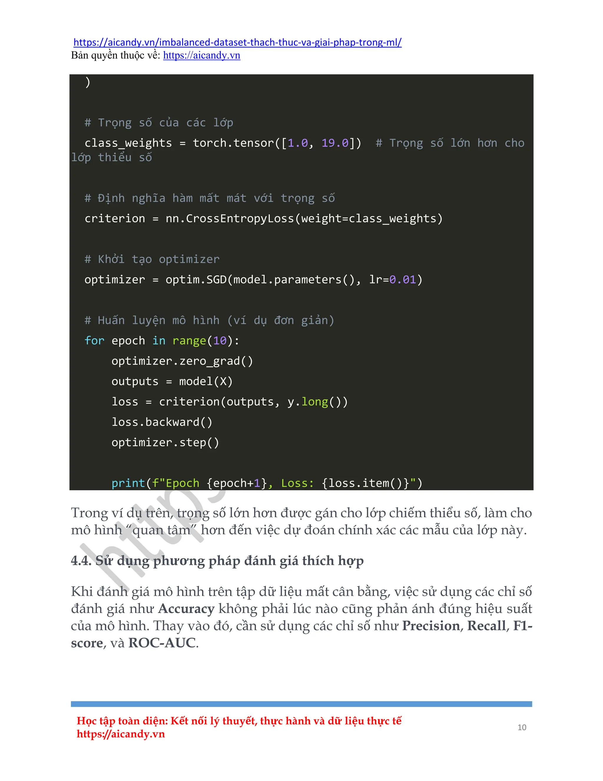 Imbalanced Dataset - Thách thức và giải pháp trong Machine Learning.pdf