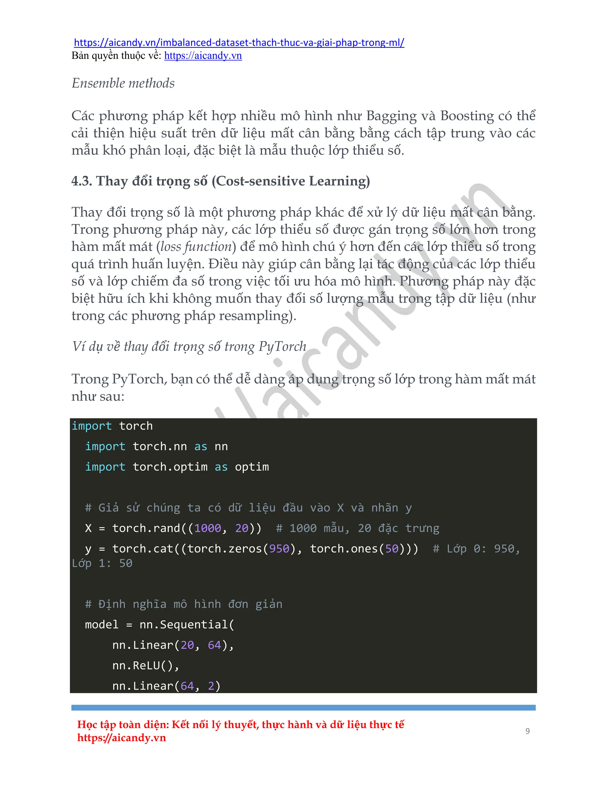 Imbalanced Dataset - Thách thức và giải pháp trong Machine Learning.pdf