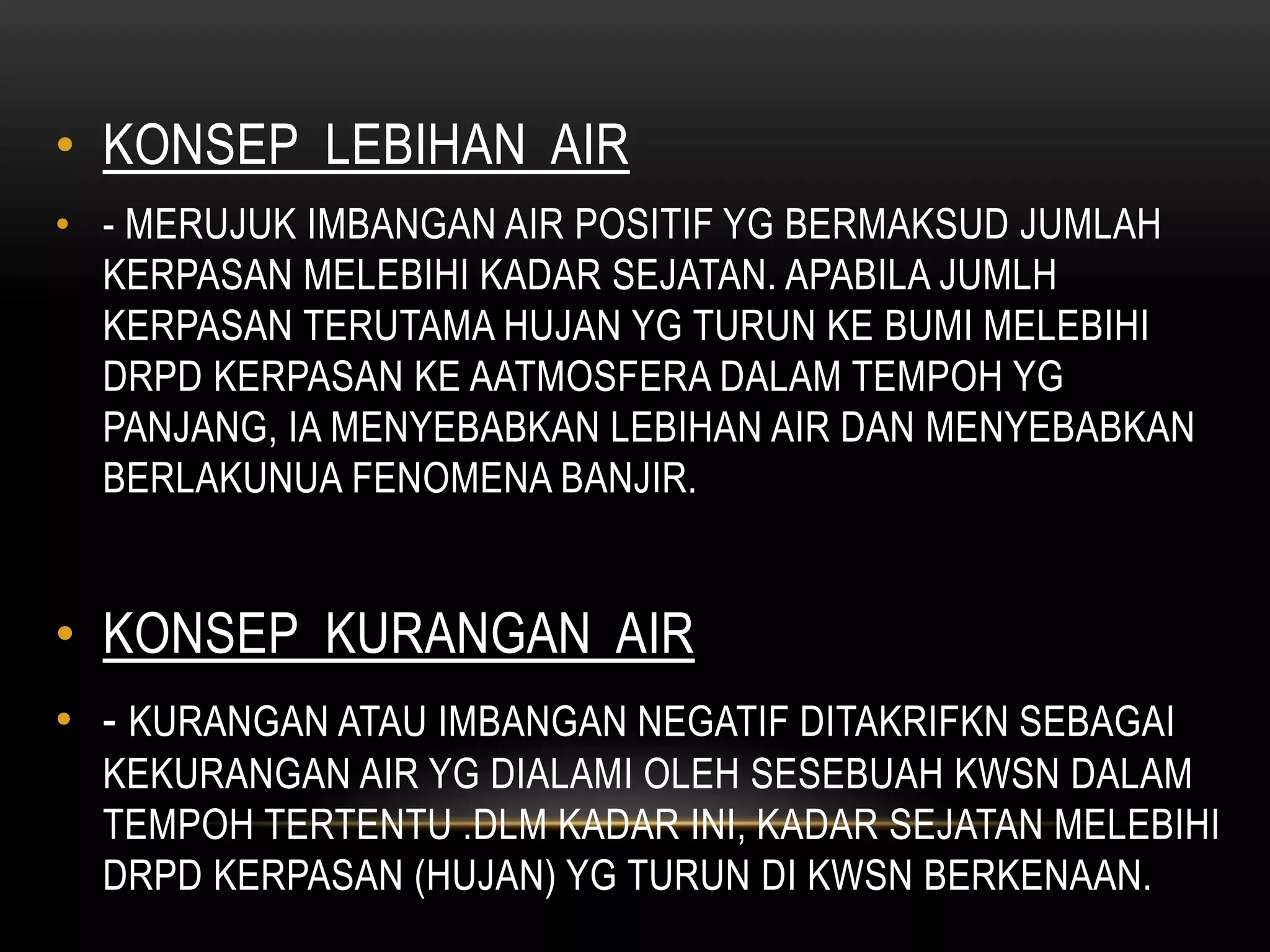 Imbangan air | PPTX