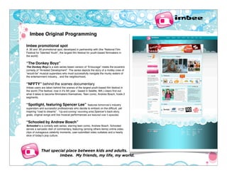 Imbee corporate deck v3a2 marc_4.key | Social Networking | Internet