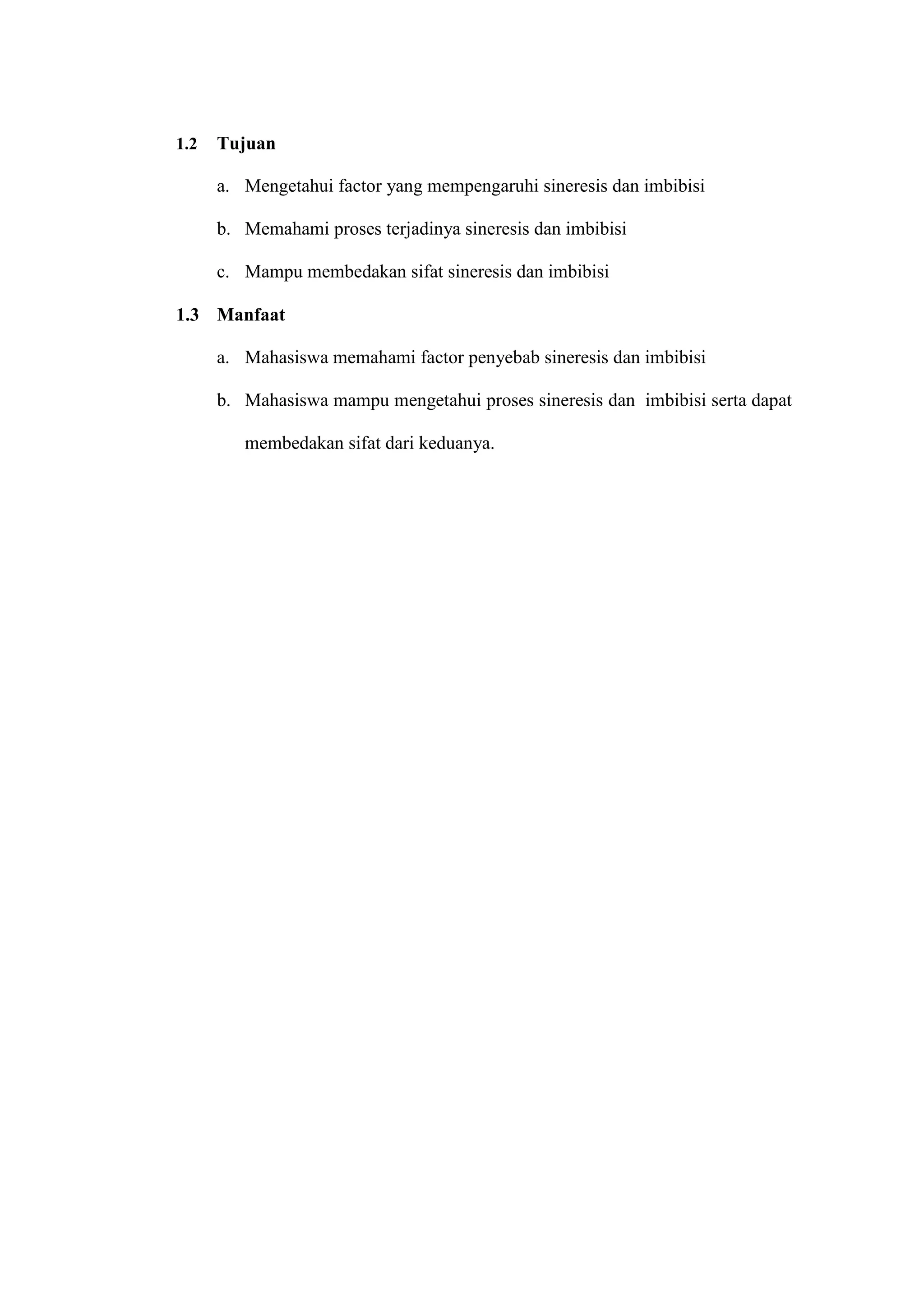 IMBIBISI SINERESIS PADA BAHAN CETAK HIDROKOLOID ALGINAT | PDF