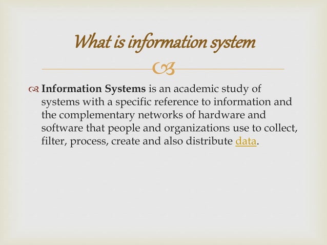 information of system technology | PPTX