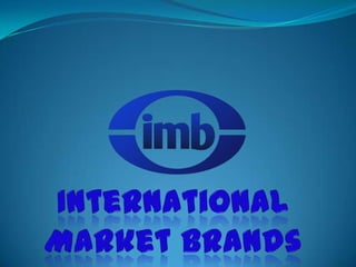 Imb sales presentation general | PPT