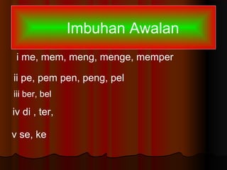 Imbuhan | PPT
