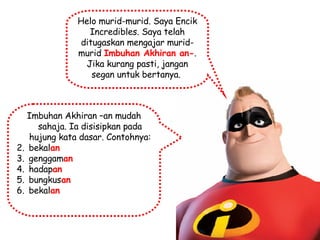 Imbuhan Akhiran -an | PPT