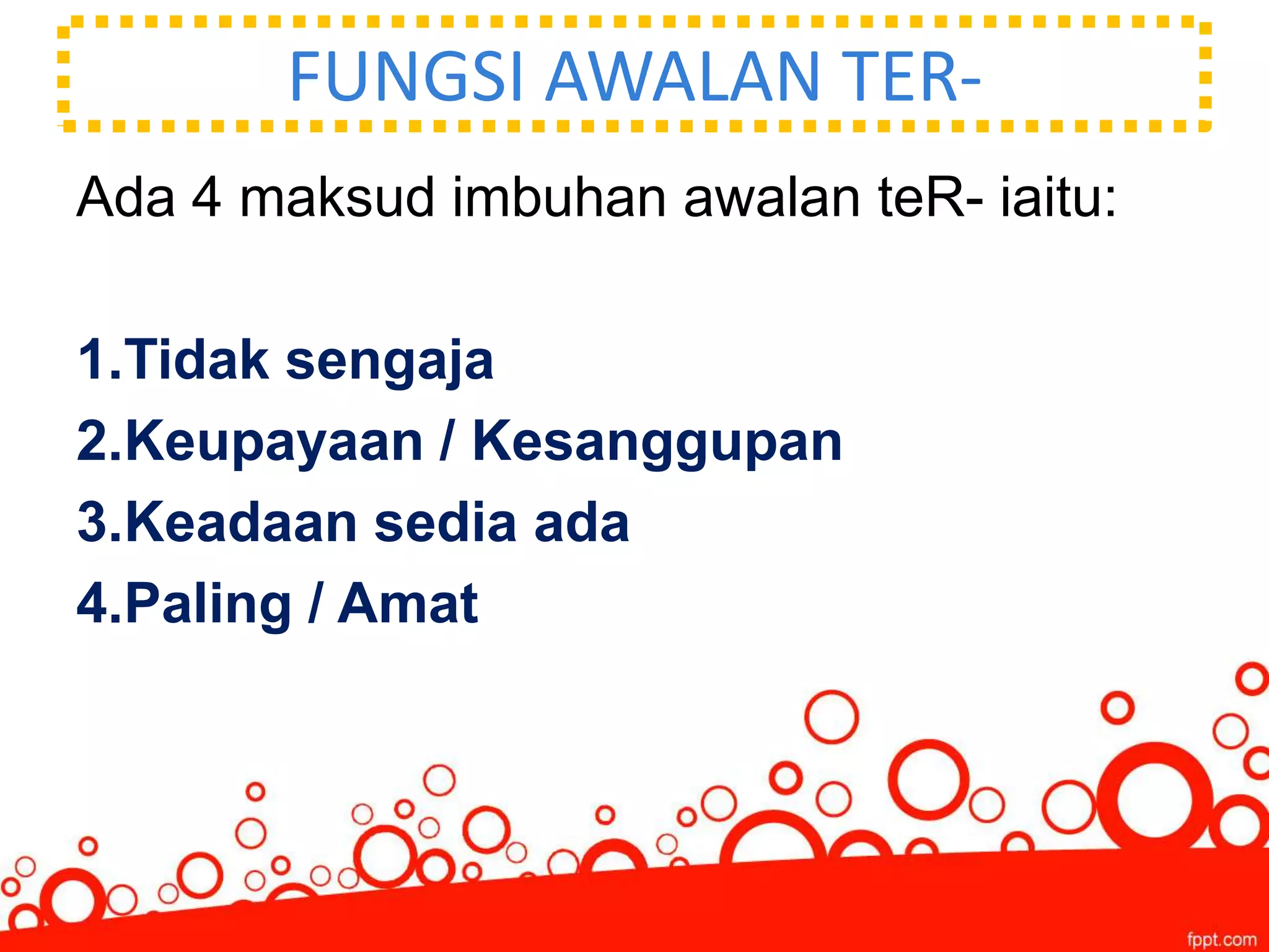 Imbuhan awalan | PPTX