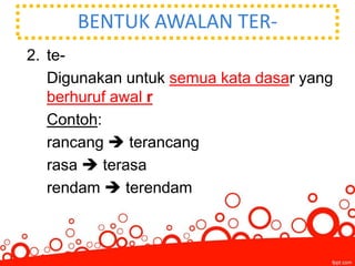 Imbuhan awalan | PPTX