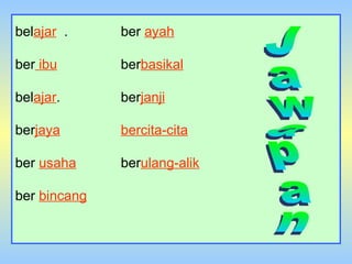 Imbuhan Ber | PPT