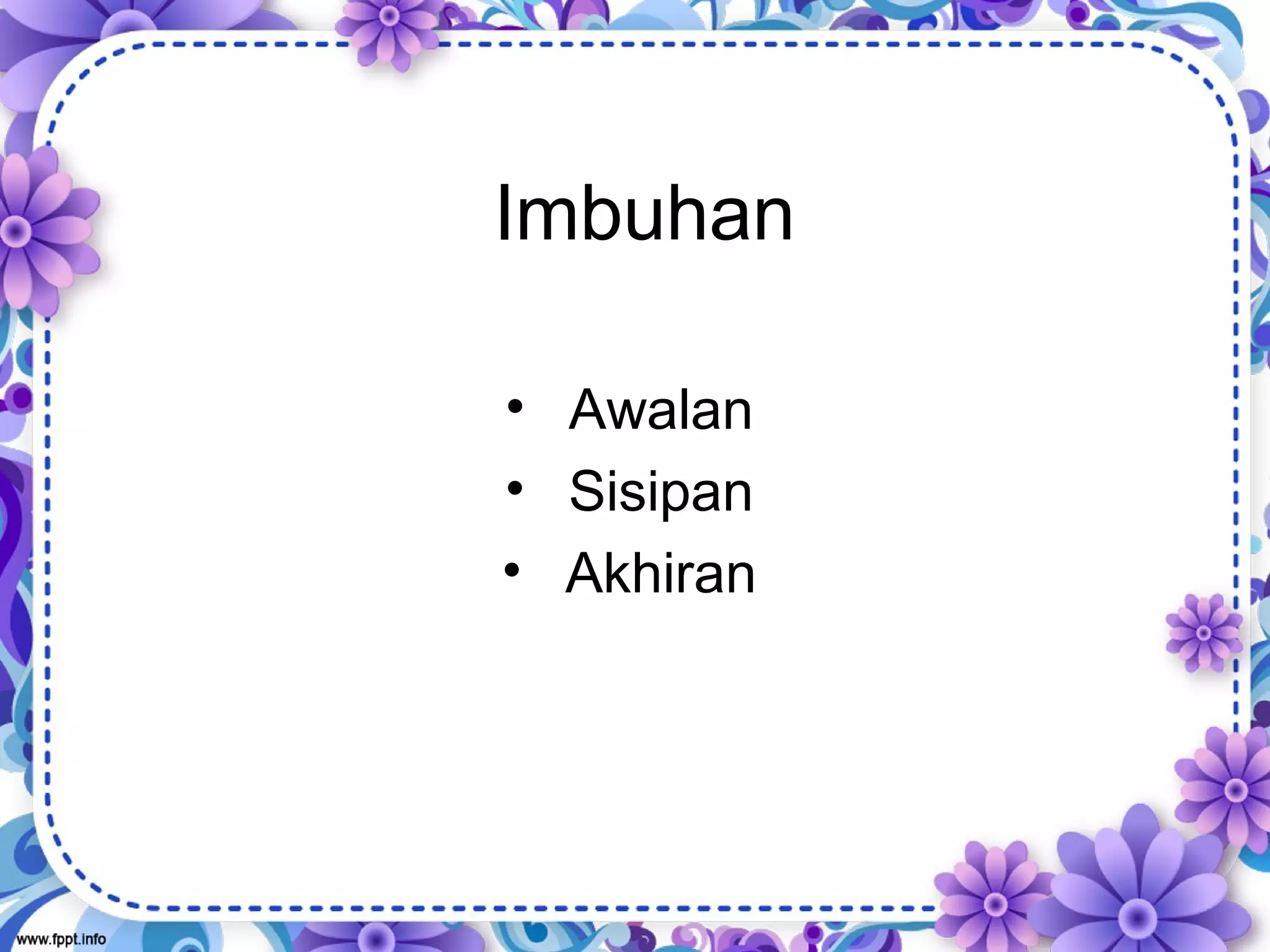 Imbuhan makna awalan | PPT